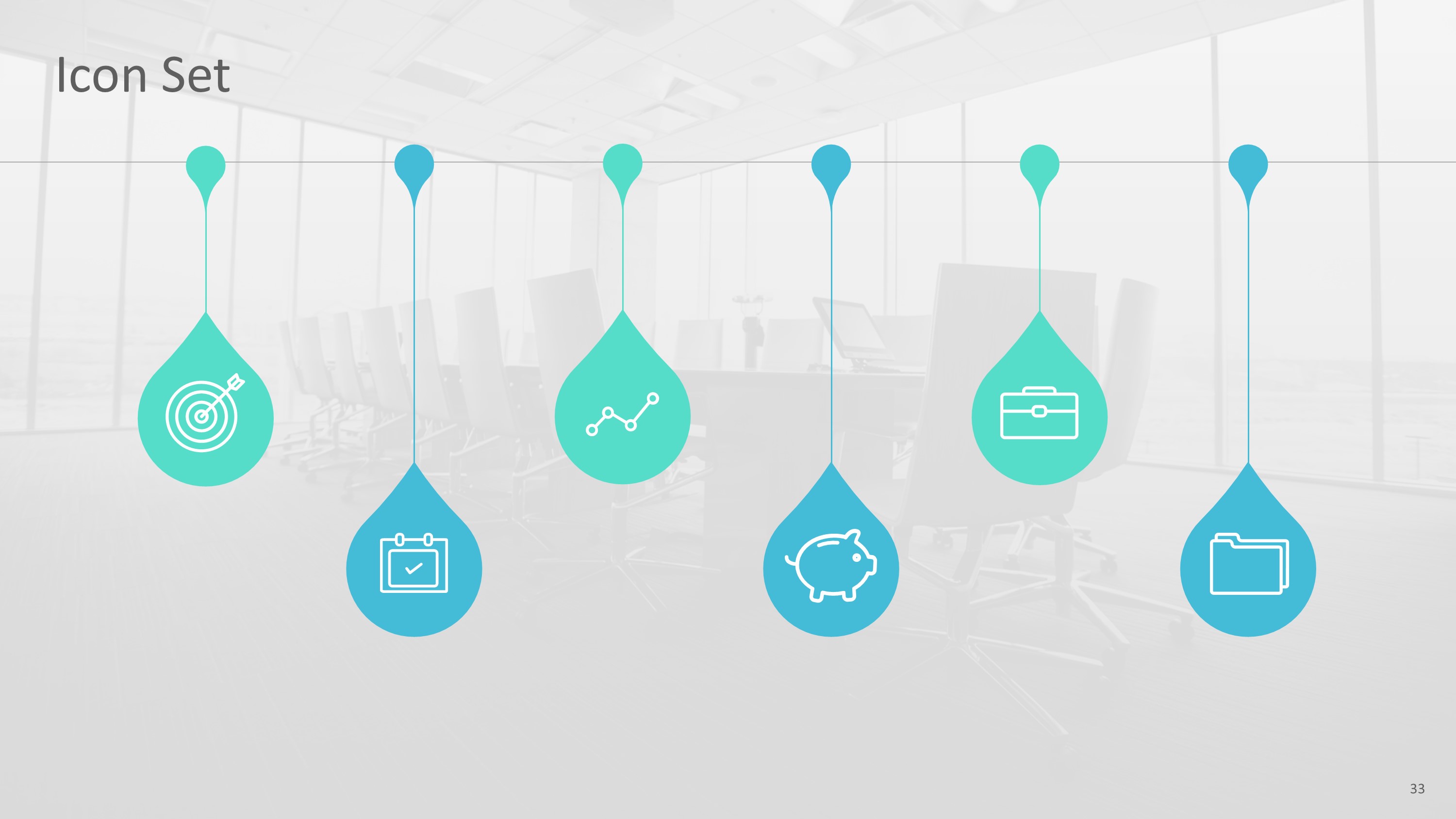 Free Modern Teardrop Corporate Theme for PowerPoint Presentation