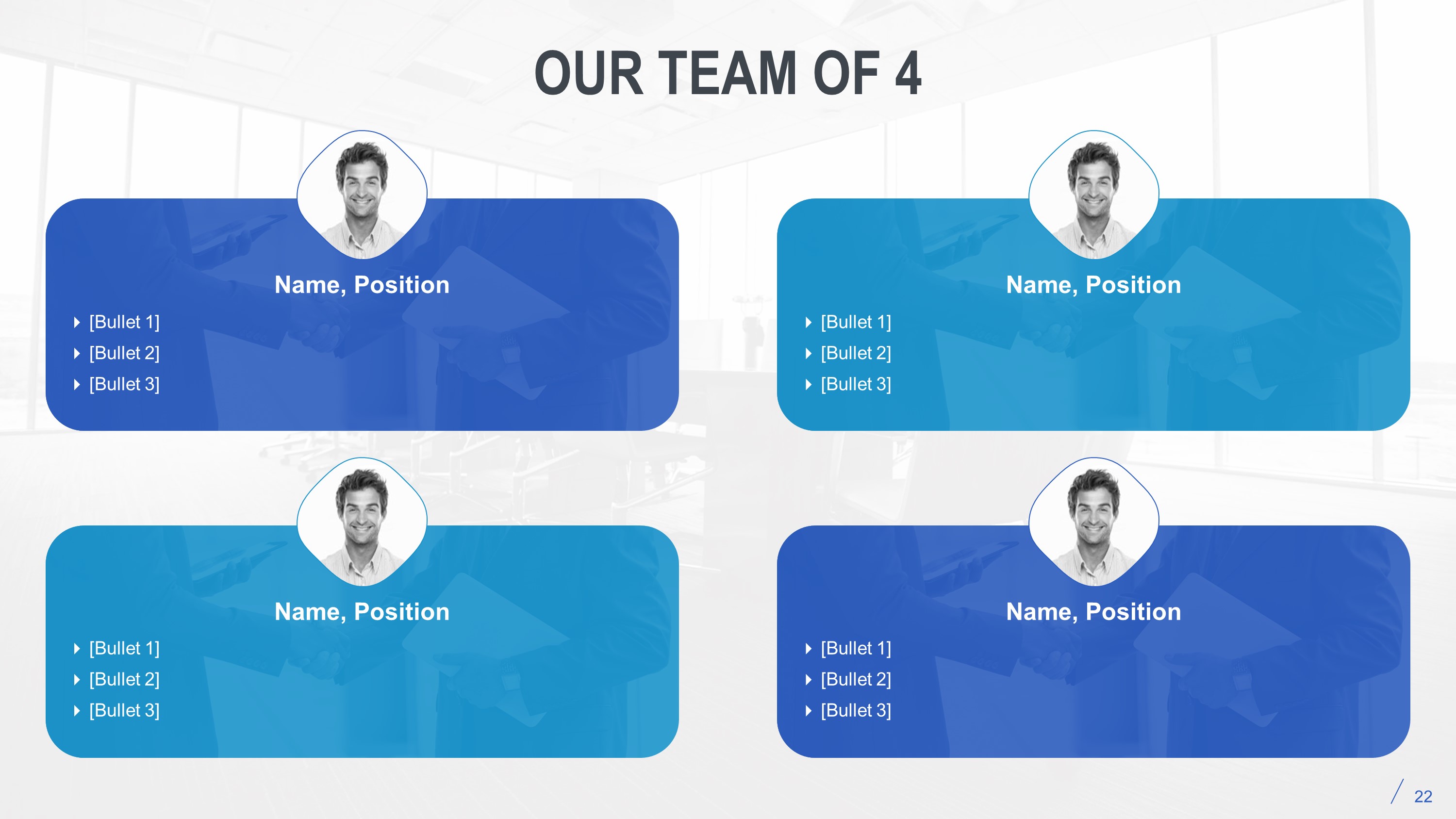 4 Point Agenda PowerPoint – SlideStore