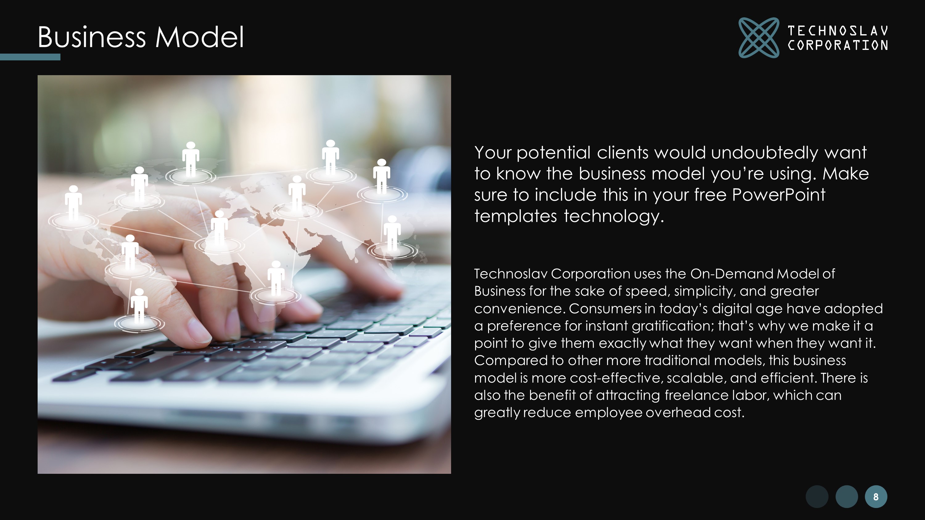 Modern Information Technology Premium PowerPoint Template Modern Information Technology Premium PowerPoint Template