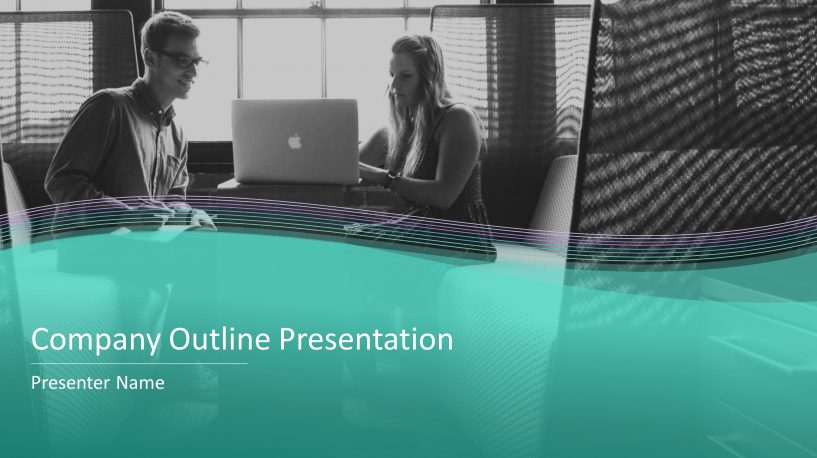 Free Modern Teardrop Corporate Theme for PowerPoint Presentation