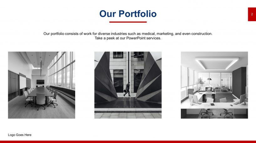 Download Free Sleek Portfolio PowerPoint Templates | SlideStore