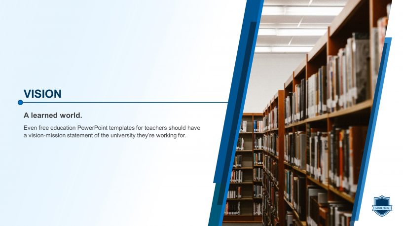 Free Our Vision Education PowerPoint Slide Templates | SlideStore