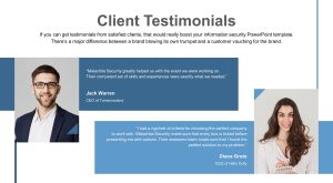 Team Biography Slides for PowerPoint Presentation Templates | SlideStore